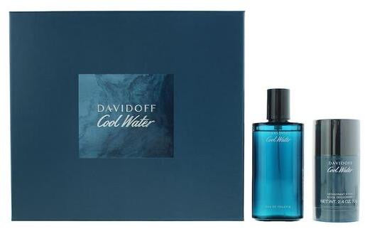 Davidoff Cool Water EDT 75ml Spray + 75ml Deo Stick – simplyperfumes.co.uk